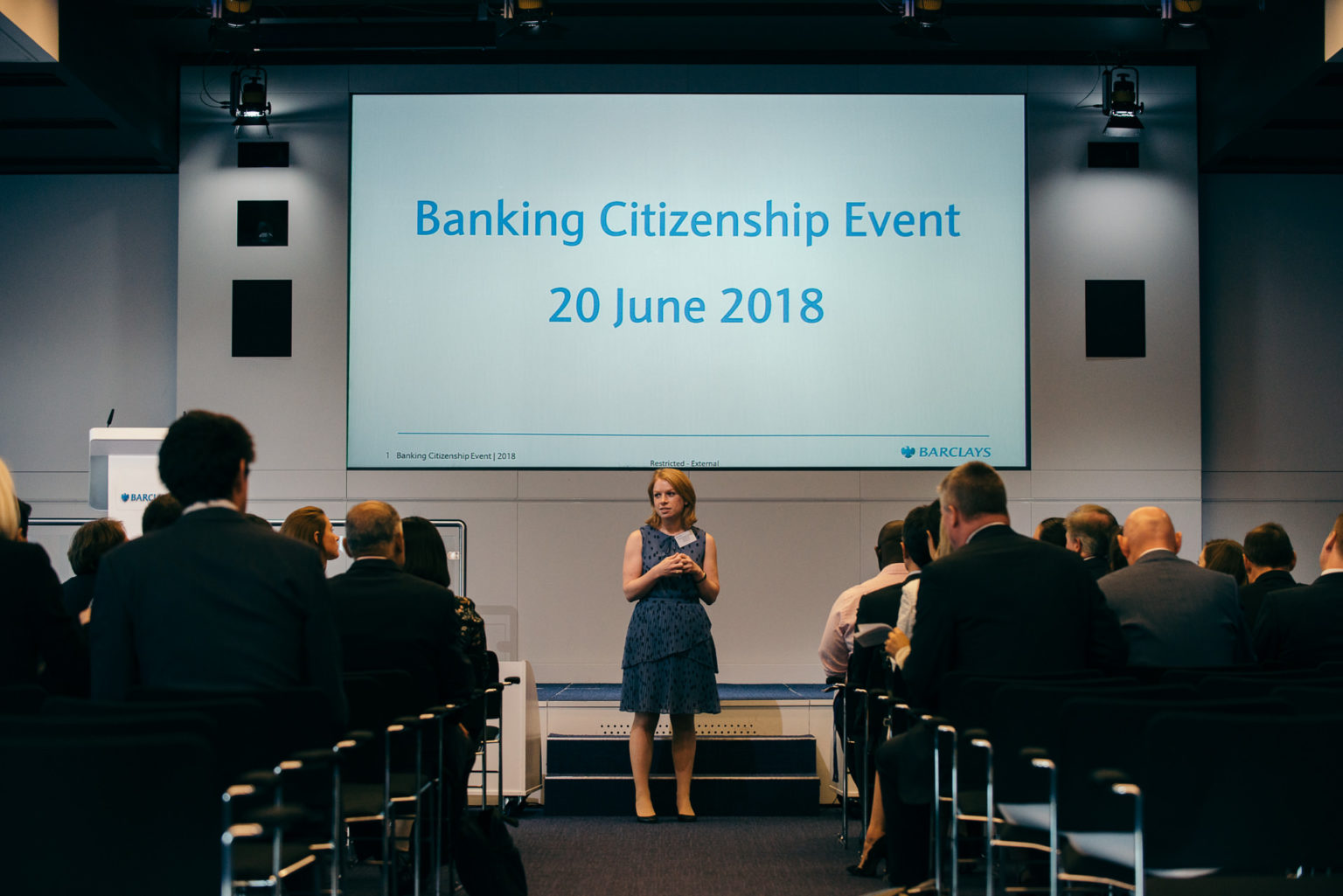 Banking Citizenship Event at Barclays HQ, London UK - corporate event ...